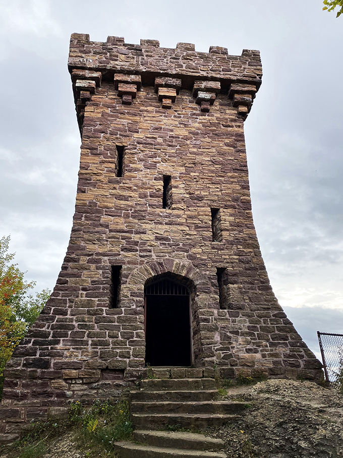 A stone sentinel with a secret: Ethan Allen Tower stands tall, inviting you to uncover Vermont's hidden history. Game of Thrones, eat your heart out!