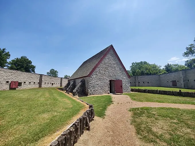 Fortress of flavor! Fort de Chartres stands tall, a limestone testament to French colonial ambition and modern-day historical appetites.