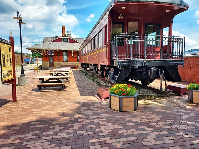 All aboard the nostalgia express! This iron beast looks ready to chug its way into your heart faster than you can say "conductor's hat."