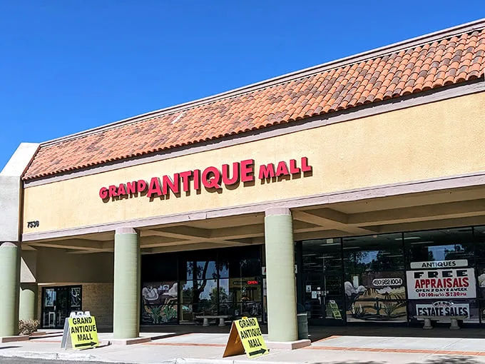 Welcome to the time machine! This unassuming exterior hides a treasure trove of memories waiting to be rediscovered.