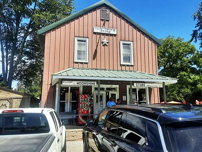A pink-hued time capsule in the heartland! This unassuming storefront holds more flavor than a country fair on steroids.