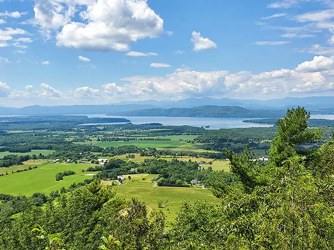 Mother Nature's masterpiece unfolds before your eyes. This view from Mt. Philo is like Vermont's version of the Sistine Chapel ceiling – breathtaking!
