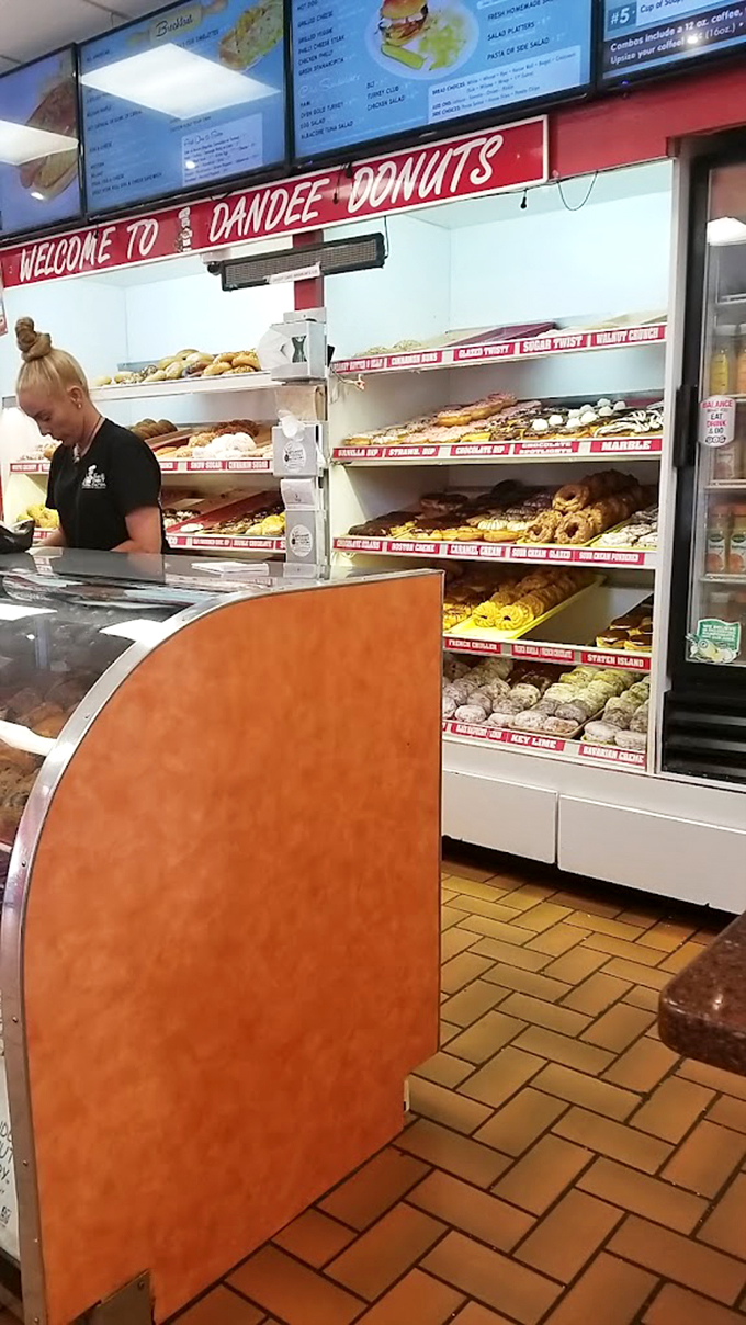 Where donut dreams come true! These display cases are like an art gallery for your sweet tooth. Feast your eyes (and soon, your taste buds)!