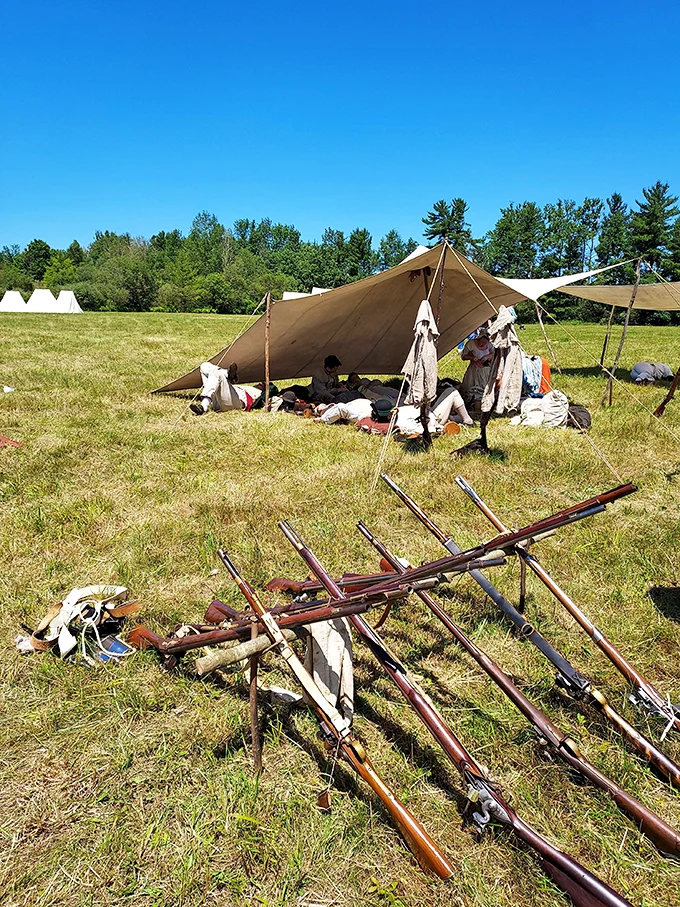 Muskets: the smartphones of 1777. Just don't try taking a selfie with one – your tricorn might catch fire!