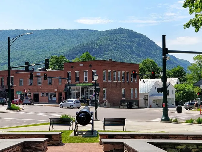 Bristol: Where rushing waters meet small-town charm. Nature's own spa day, minus the cucumber slices.