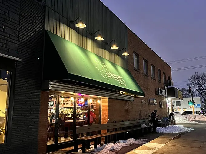 Buster's on 28th: Where the awning is green and the mac and cheese is golden. It's like finding the end of a delicious rainbow!