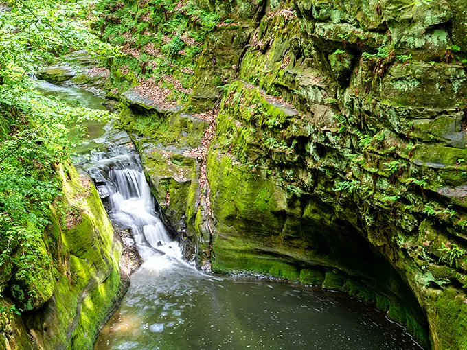 Pewits Nest: Nature's own water coaster! This gorge-ous wonder proves that sometimes the best rides aren't found at amusement parks.
