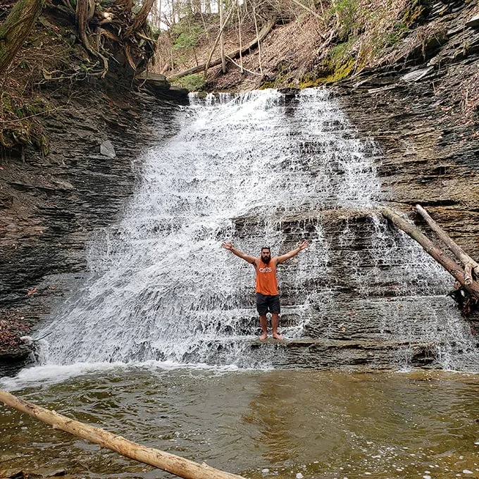 A waterfall small enough to fit in your pocket, but charming enough to steal your heart.