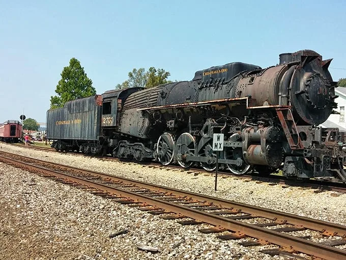 This old iron horse has seen better days, but it's still got more character than a Dickens novel.