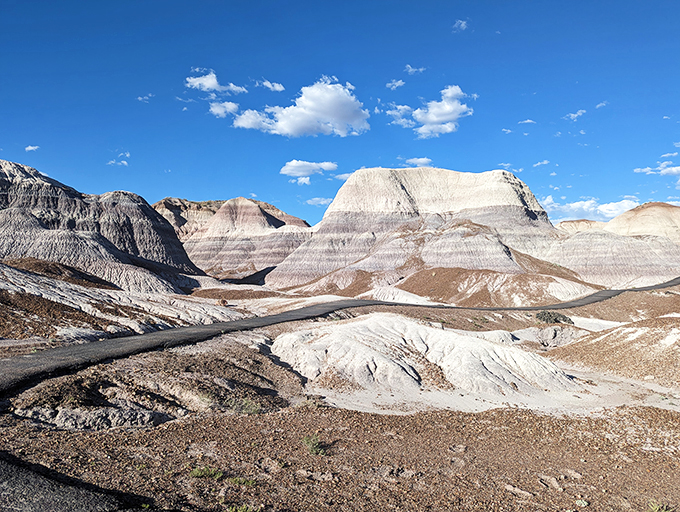 Mountains or meringues? These peaks look good enough to eat, but trust me, stick to the trail mix for this hike.