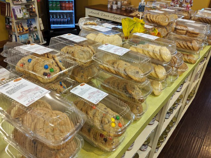 Cookie monster's dream come true! This display of sweet treats is more tempting than grandma's secret recipe. Resistance is futile, so indulge guilt-free.