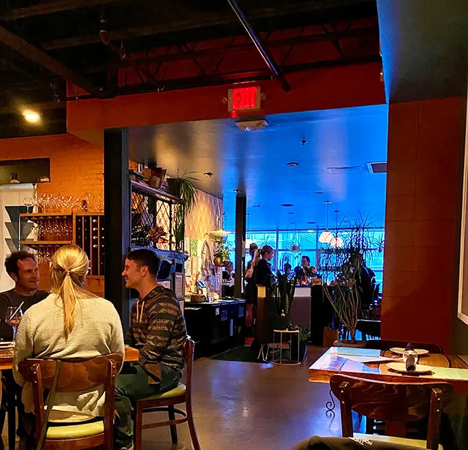 Where everybody knows your name – or at least your favorite dish. The Odd Duck's dining room is buzzing with good vibes and great eats.