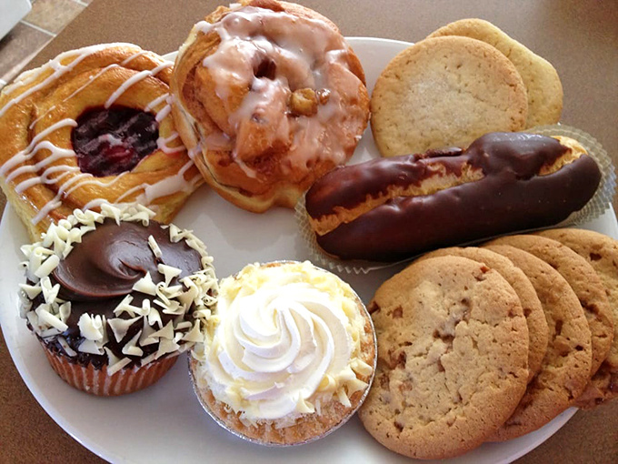 A plate that screams "cheat day" in the most delightful way. It's not a balanced meal, but it's certainly a happy one.