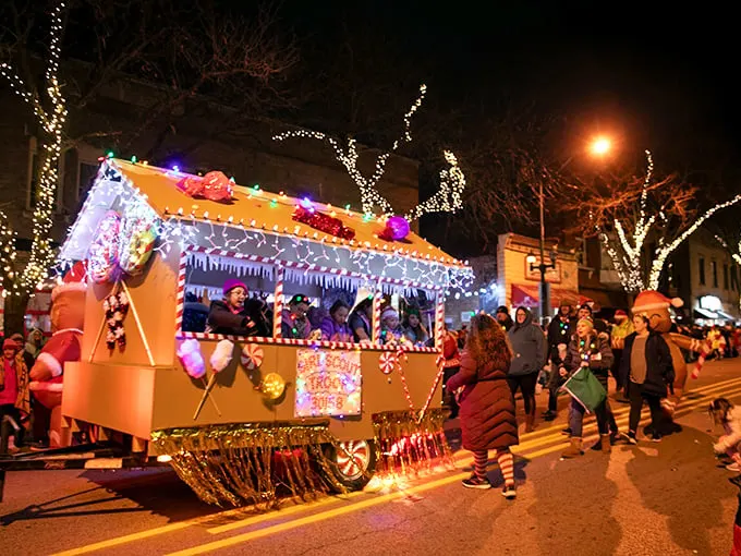 Dickens' characters come to life! Antioch's holiday village is like stepping into a Christmas classic.