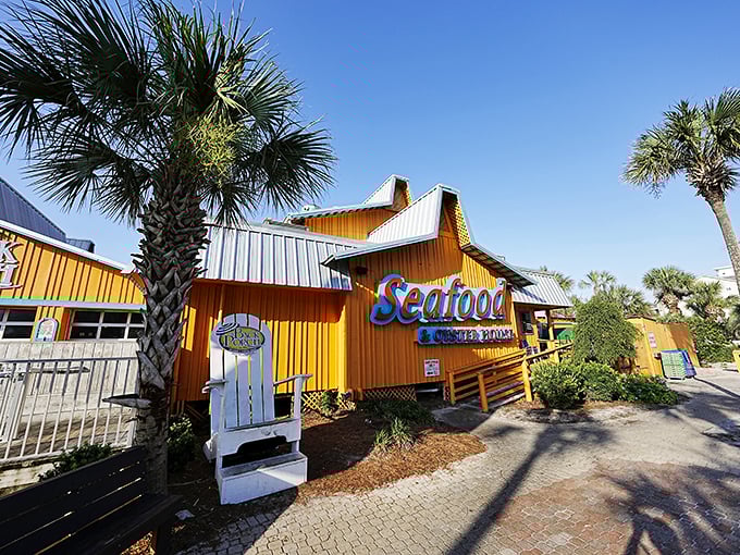 The Back Porch: Where seafood meets sunset, and every meal feels like a beach vacation. No sunscreen required!