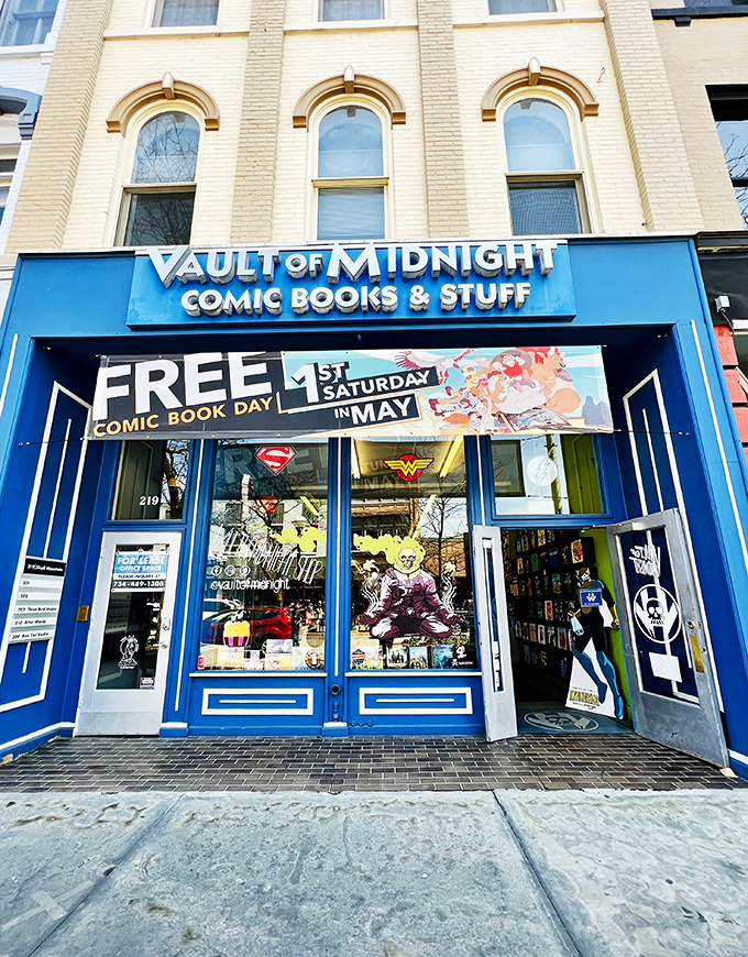 Where fantasy meets reality! This vibrant storefront is your portal to worlds of illustrated adventure and collectible treasures.