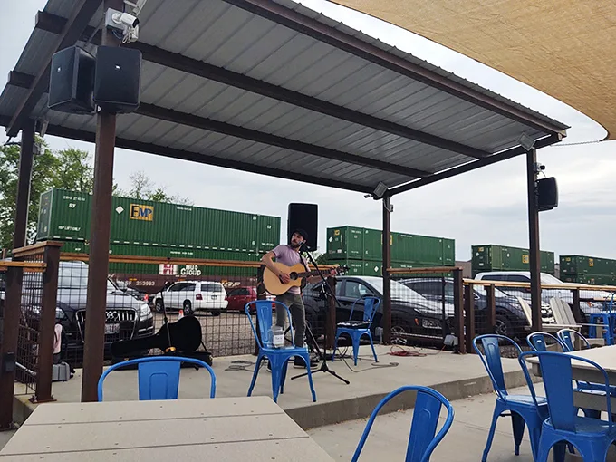 Live music and cold brews – name a more iconic duo. This outdoor stage is where food comas meet foot-tapping good times.