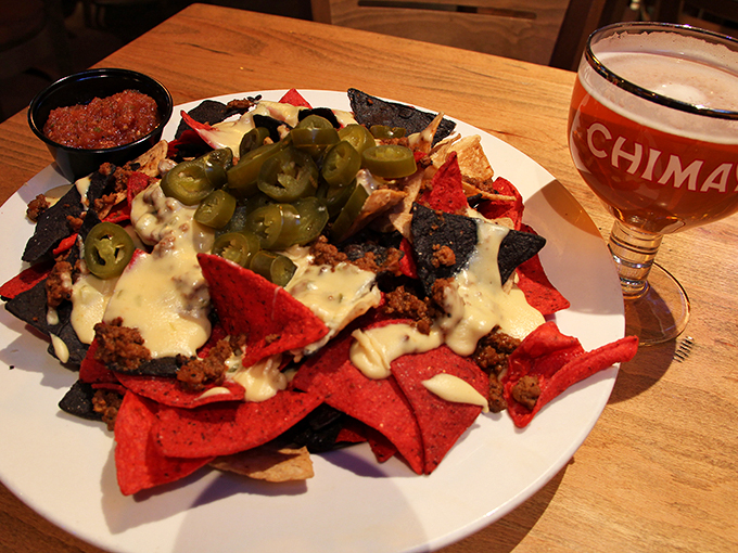 Nacho average appetizer! This cheesy mountain of goodness is what happens when snack food dreams big.