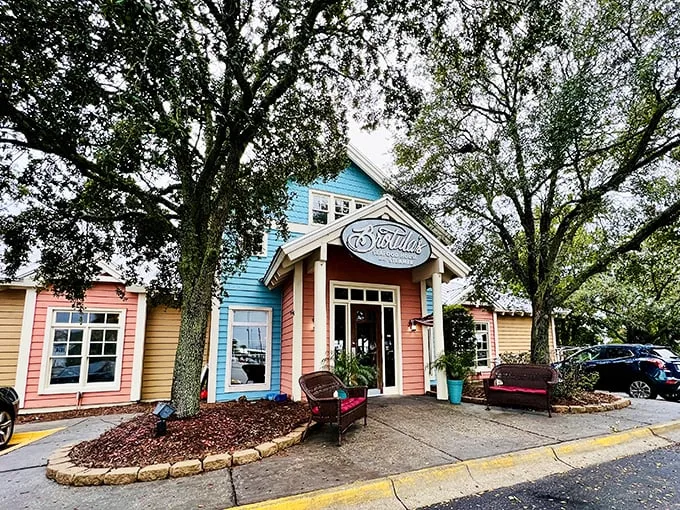 Brotula's by night: Where the glow of good times and great seafood light up the evening. Your taste buds' new favorite nightspot!