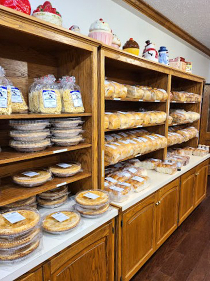 Carb heaven or baker's paradise? This array of fresh-baked goodies could make even the strictest low-carb dieter weak in the knees.