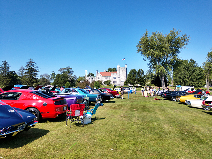 "Classic cars and castles – it's like 'Downton Abbey' meets 'American Graffiti' in the best way possible!"
