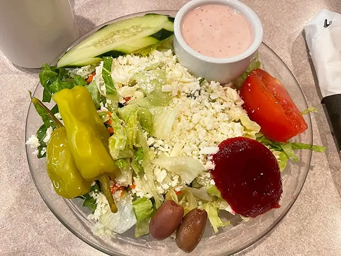 Who says diner food can't be fresh? This vibrant salad is a crunchy, colorful ode to eating your veggies.