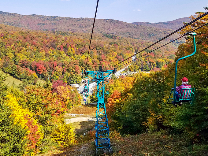 From General Stark Mountain, you can see why Vermont is the Switzerland of America. Minus the neutrality, plus maple syrup.