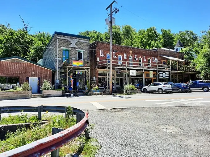 Quaint shops that look like they're straight out of a Hallmark movie. Warning: may cause sudden urges to open a bakery or antique store.