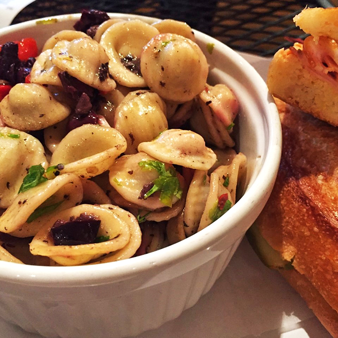 Pasta salad that's dressed to impress! This bowl of goodness is ready for its close-up – and your fork.