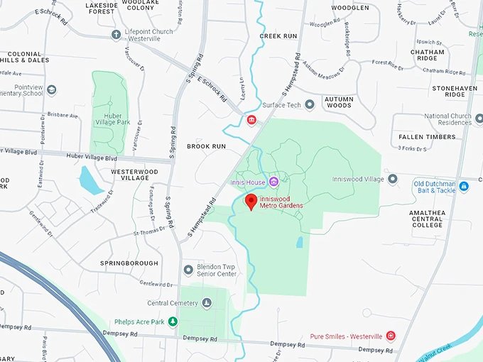 16 inniswood metro gardens map