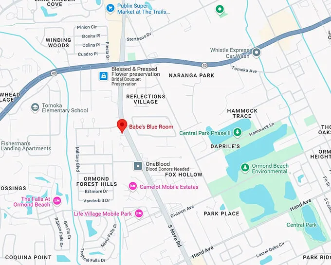16. babe's blue room map