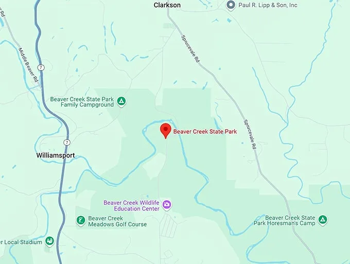 16. beaver creek state park map