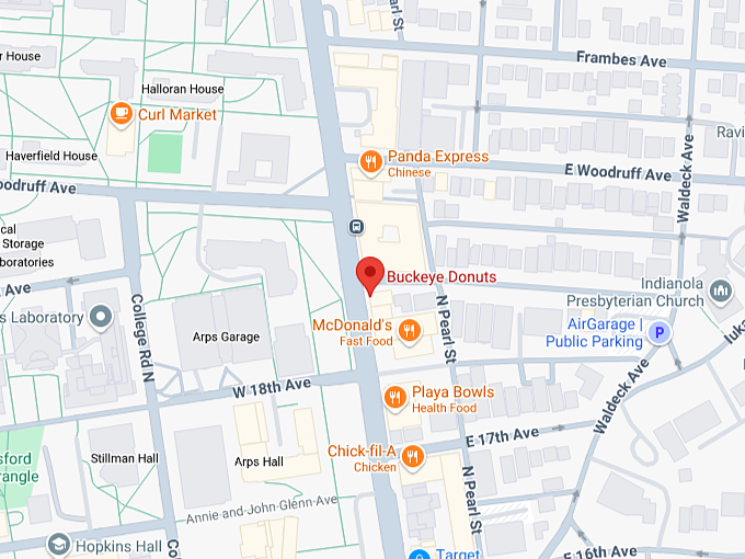 16. buckeye donuts map