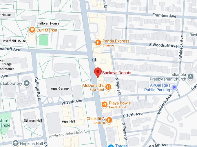 16. buckeye donuts map