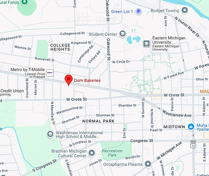 16. dom bakeries map