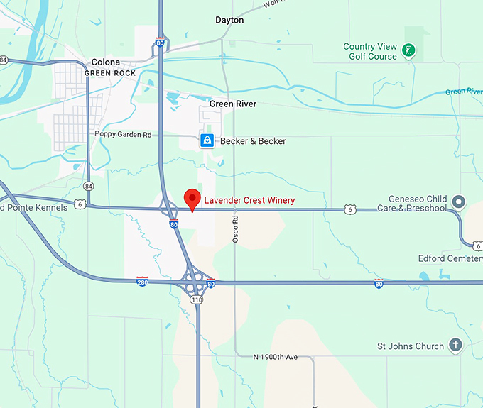 16. lavender crest winery map