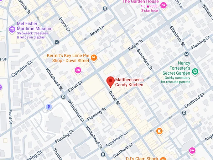 16. mattheessen’s candy kitchen map