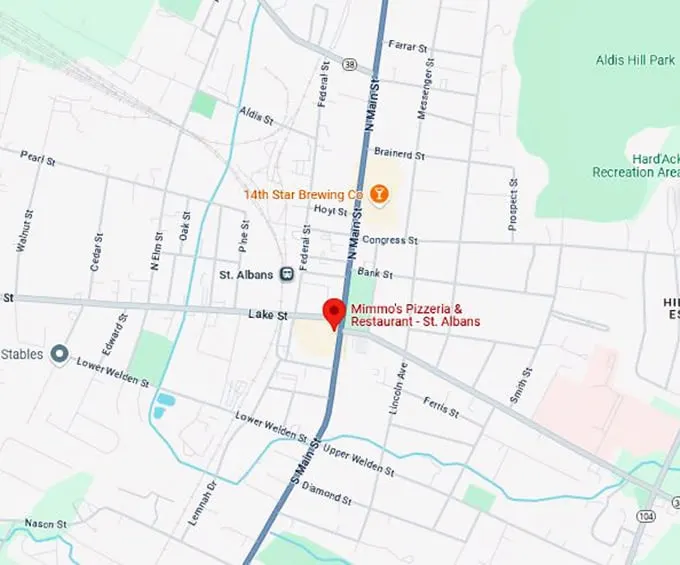 16. mimmo's pizzeria & restaurant map
