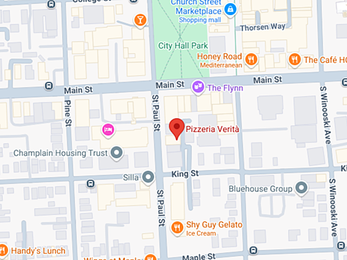 16. pizzeria verità map