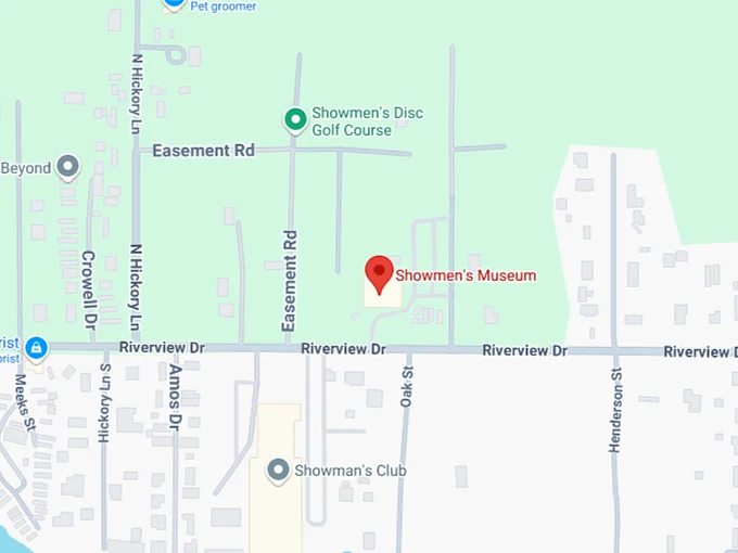 16. showmen's museum map