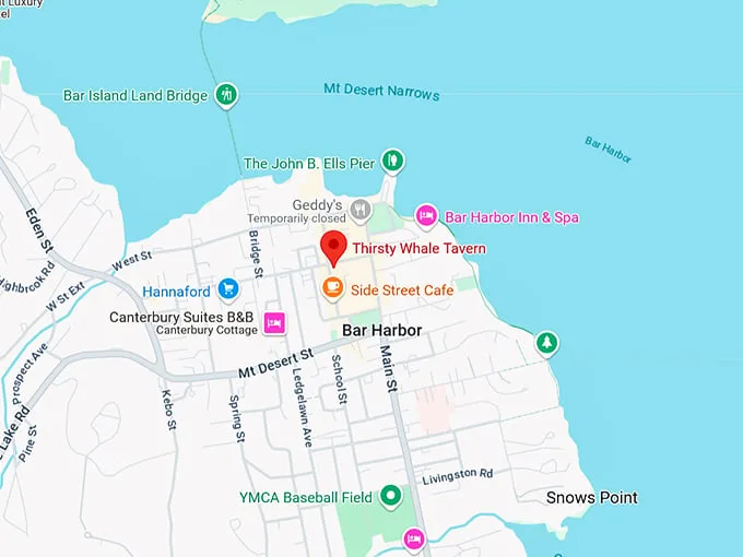16. thirsty whale tavern map