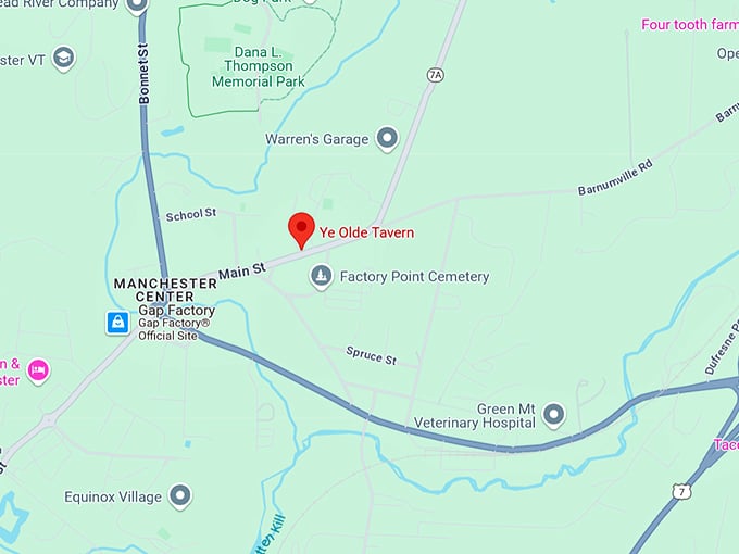 16. ye olde tavern map
