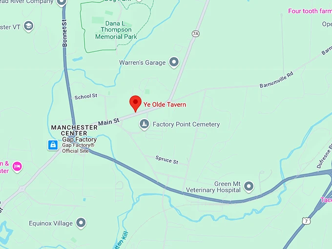 16. ye olde tavern map
