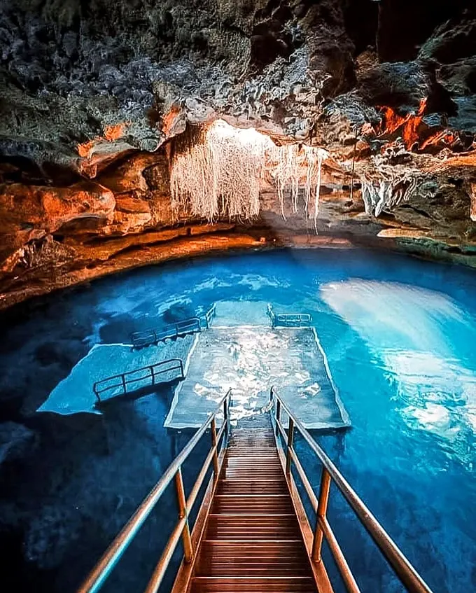 Dive into prehistory! This underground oasis is like nature's own time machine, minus the DeLorean.