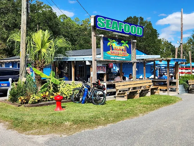 J.L.Trent's: Where 'seafood' isn't just a sign, it's a siren call to your stomach. Resistance is futile!