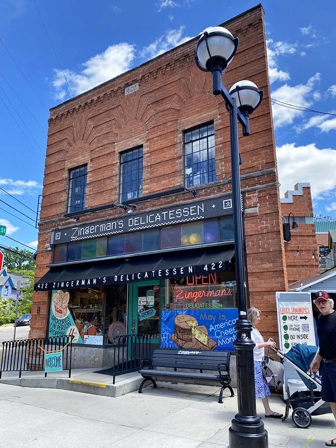 Roadside revelation: This unassuming brick building houses a deli empire that'll redefine your sandwich expectations.