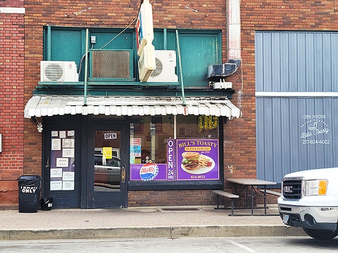 Detour-worthy delights await! Bill's quaint exterior hides a world of melty, toasty treasures inside.