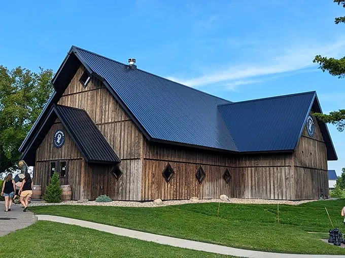 This rustic-chic barn isn't hiding hay – it's housing some of Minnesota's finest vino. Time to raise a glass!