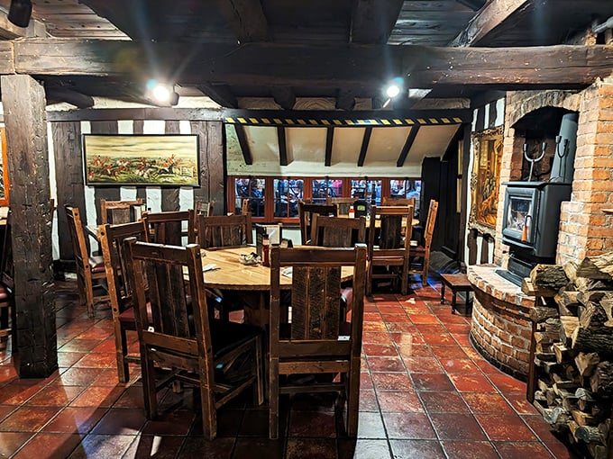 Rustic elegance meets Midwest charm. This dining room could tell tales of laughter, love, and countless "just one more bite" moments.