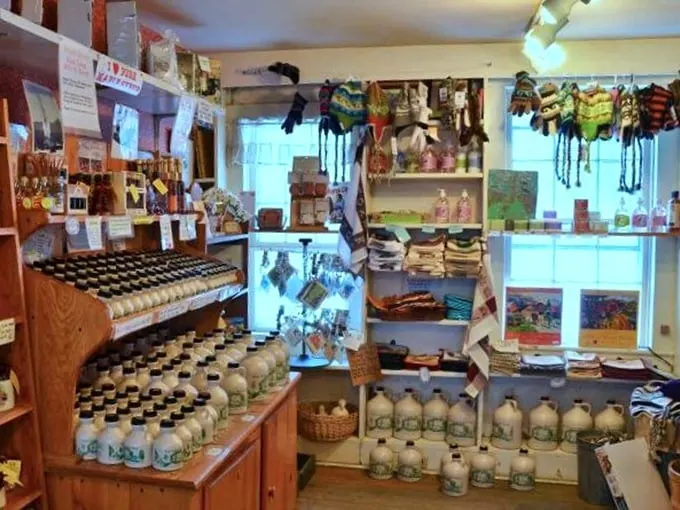 A treasure trove of temptation! This farm store is like Willy Wonka's factory for cheese lovers and syrup enthusiasts.